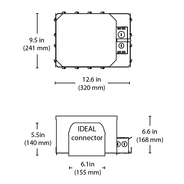 EFH – LED IC Airtight Fire Rated Housing – NICOR Lighting