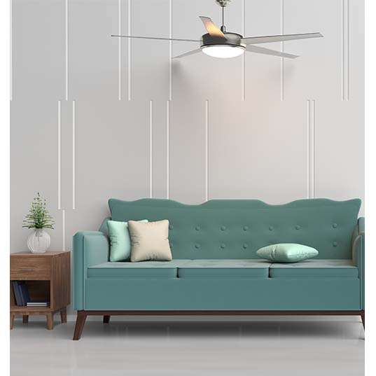 Trentino (MFT) – Transitional Style Ceiling Fan – NICOR Lighting