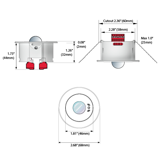 IMS3PIRDT – IMS DALI-2 Enabled Multi Sensor – NICOR Lighting